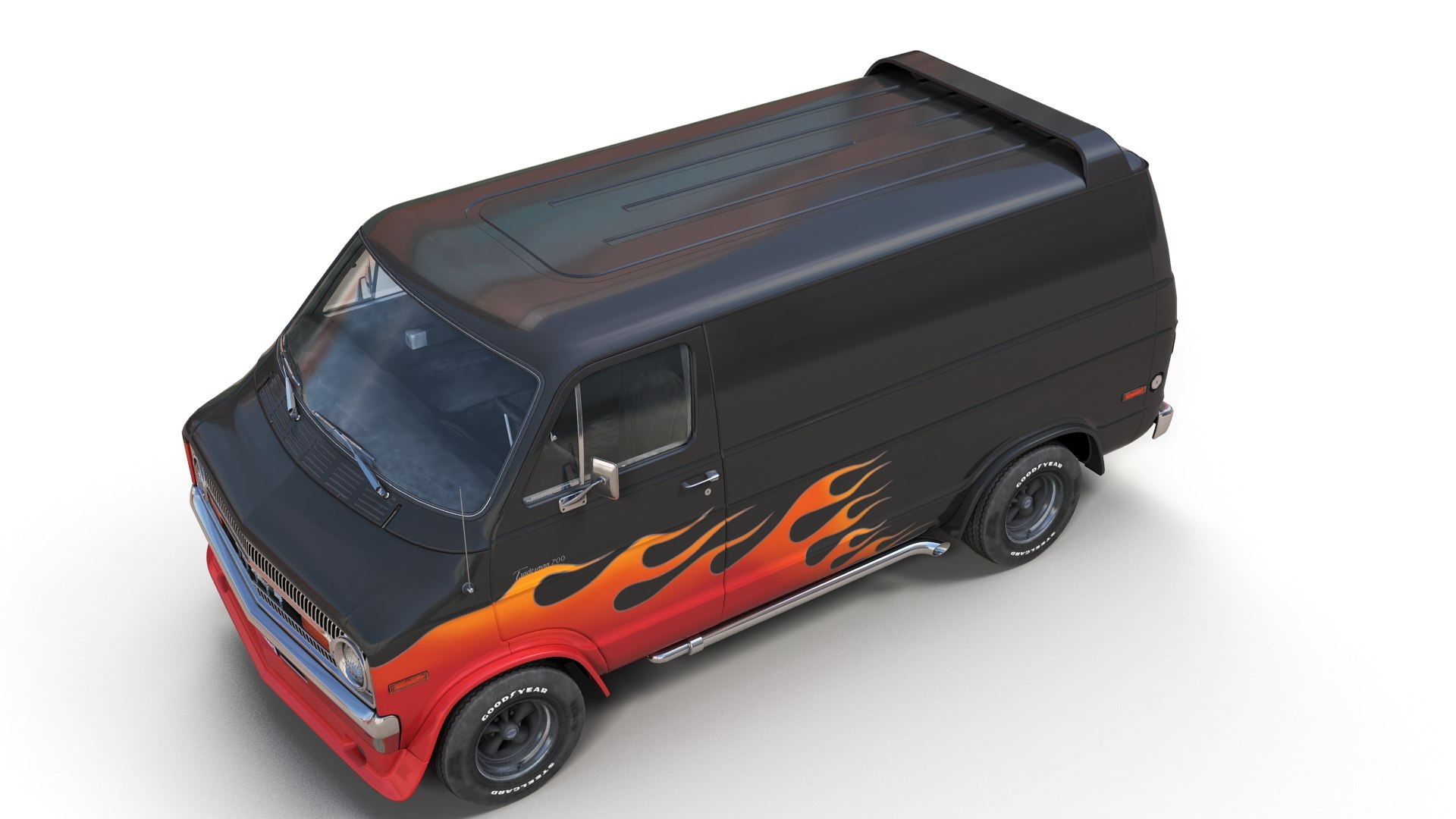 Dodge Custom Van 3D Model - TurboSquid 2211367