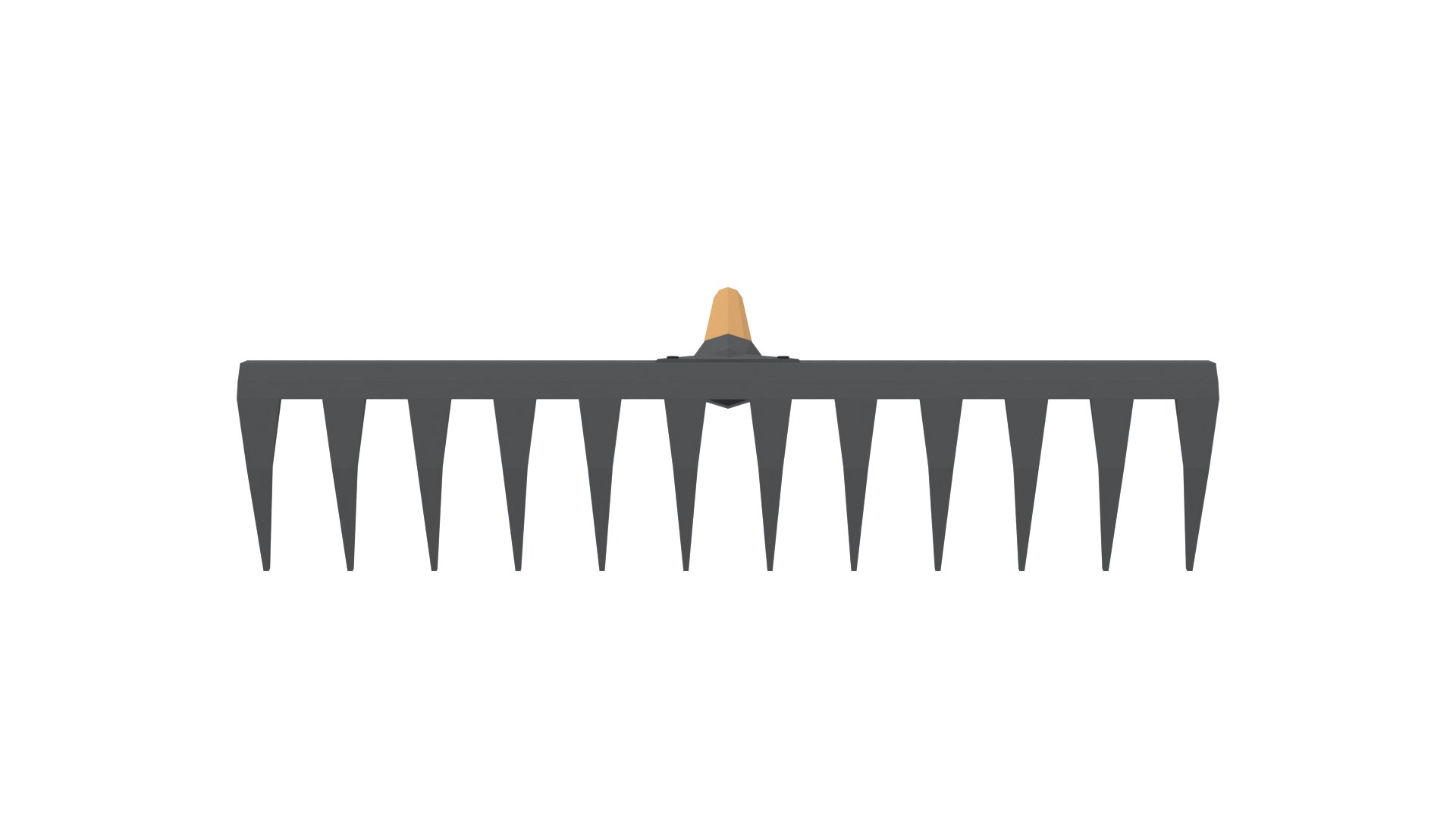 3D Low Poly Cartoon Rake model - TurboSquid 1843401