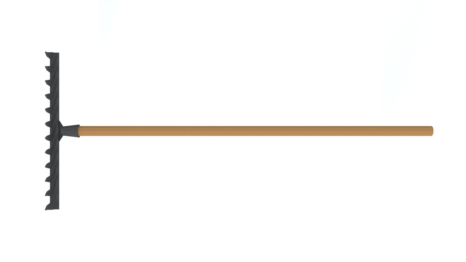 3D Low Poly Cartoon Rake model - TurboSquid 1843401