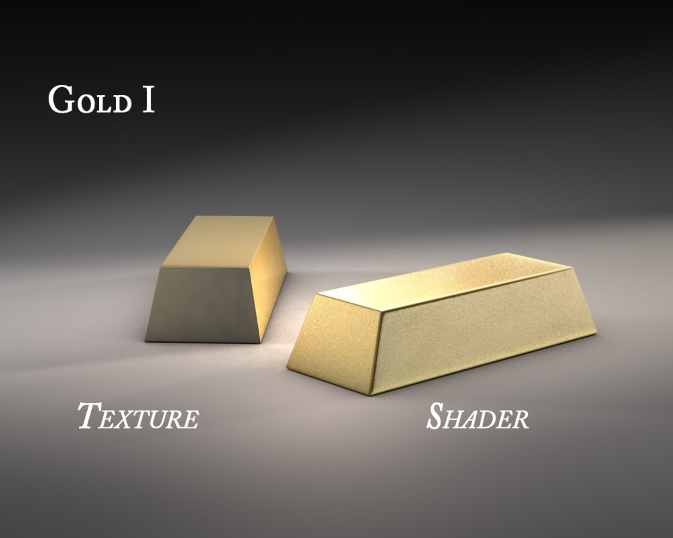 3d Gold Bar