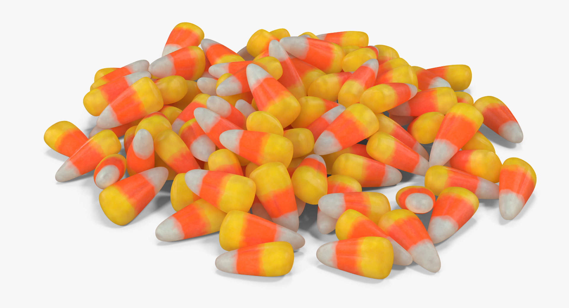 Candy Corn 3 3D Model - TurboSquid 1332103