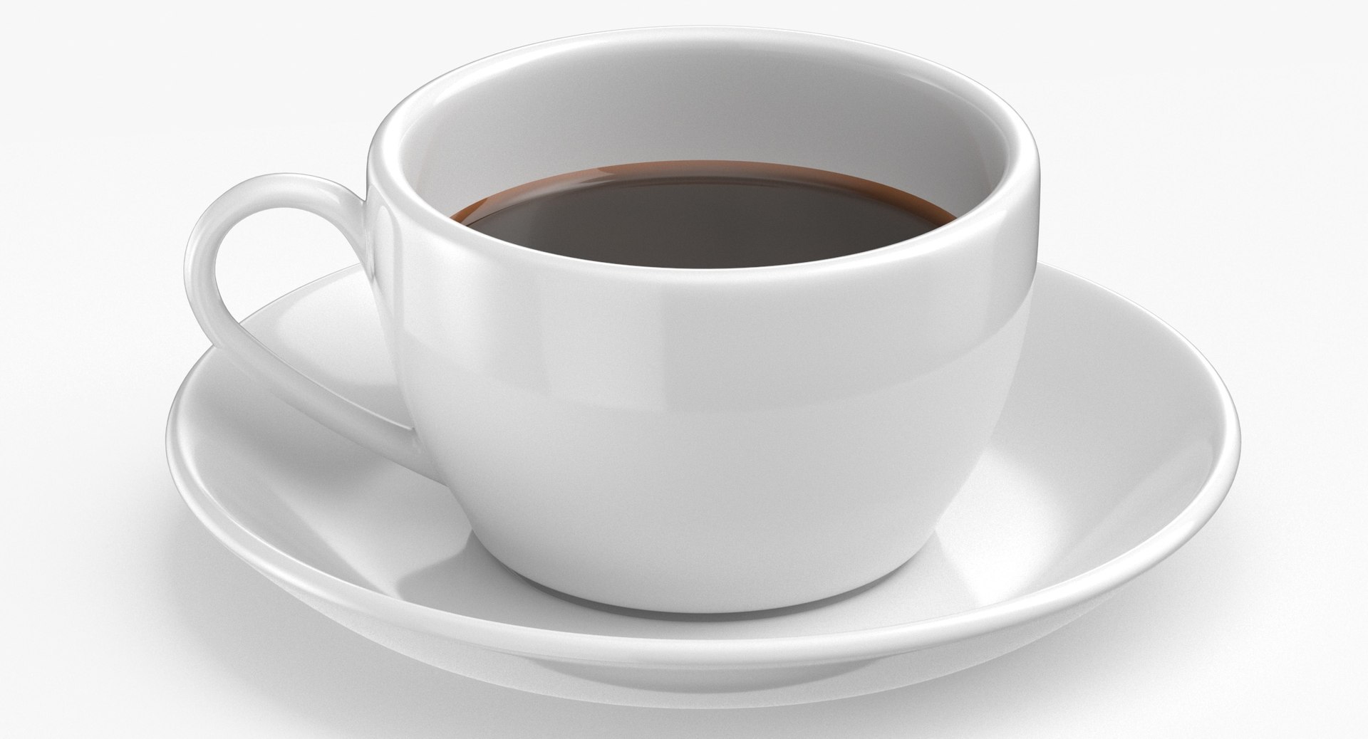 Prop Simple Filled Coffee Cup White Black And Red Model - TurboSquid ...