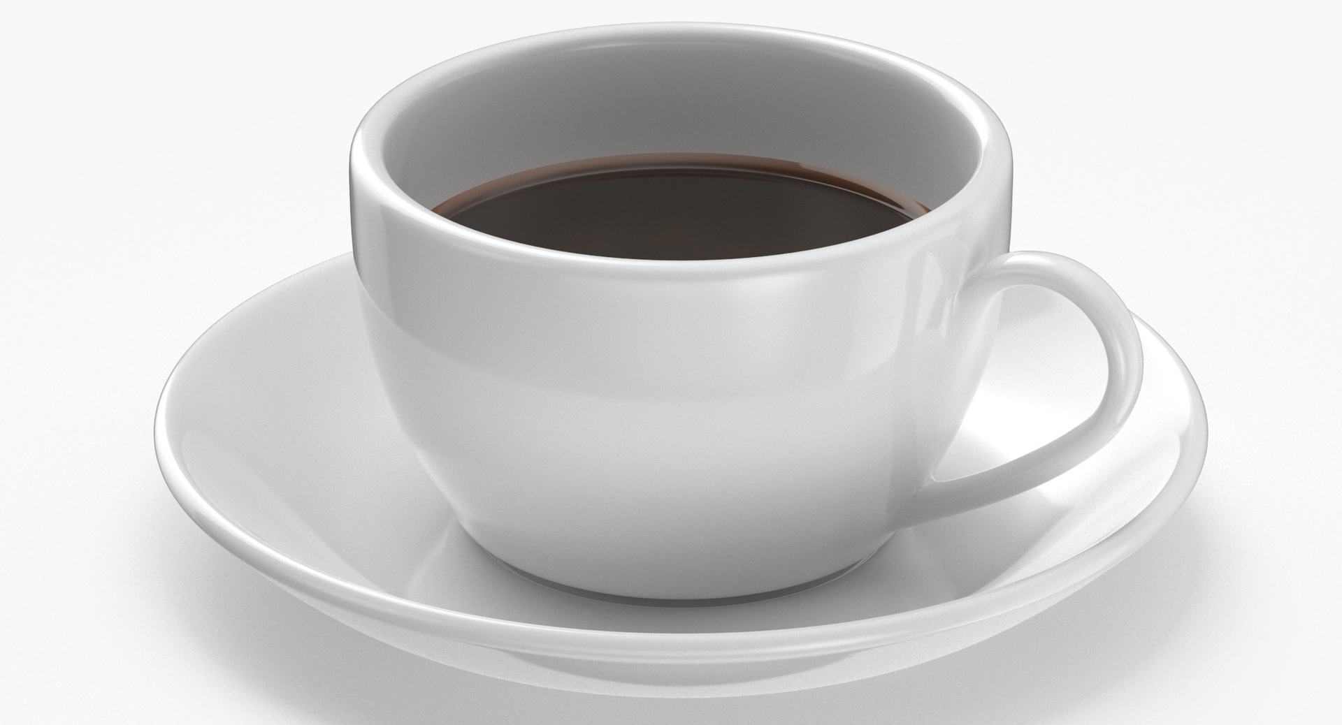 Prop Simple Filled Coffee Cup White Black And Red Model - TurboSquid ...