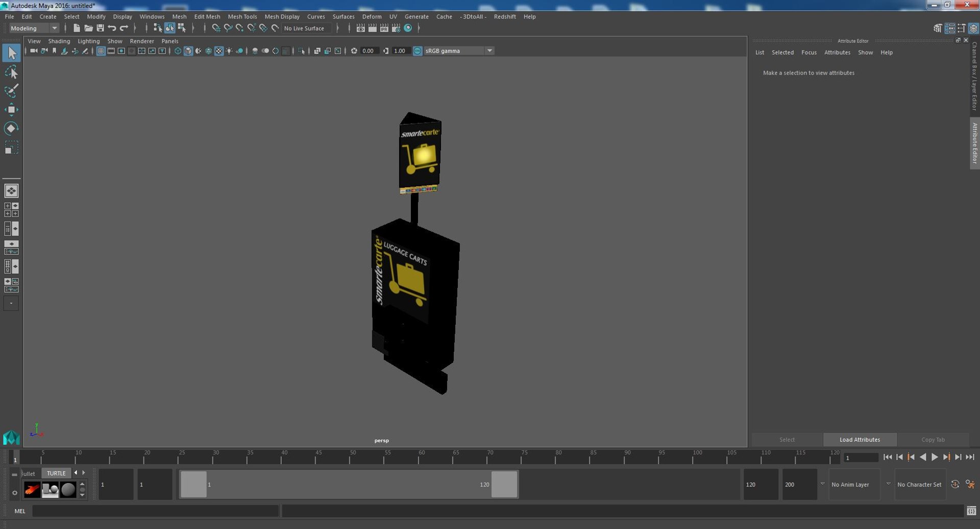 3D Airport Luggage Cart Management Unit Smartecarte model - TurboSquid ...
