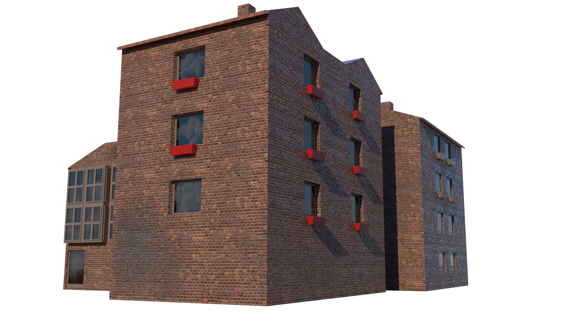 Free Buildings Low Poly 3D Model - TurboSquid 2135466