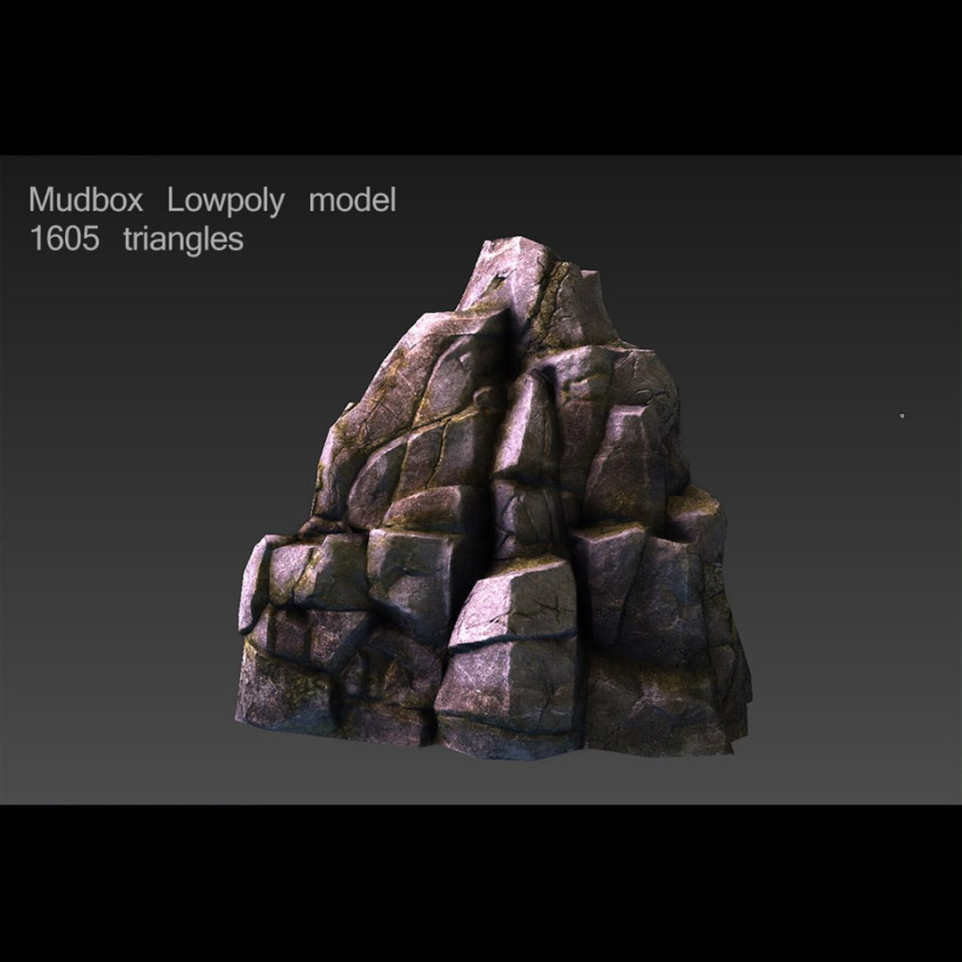 3d Ready Rock Model