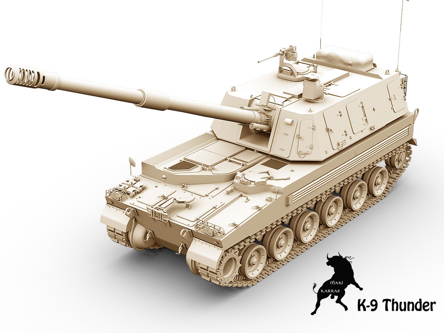 3d Model Of K-9 Thunder
