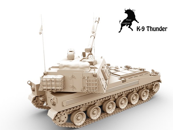 3d model of k-9 thunder