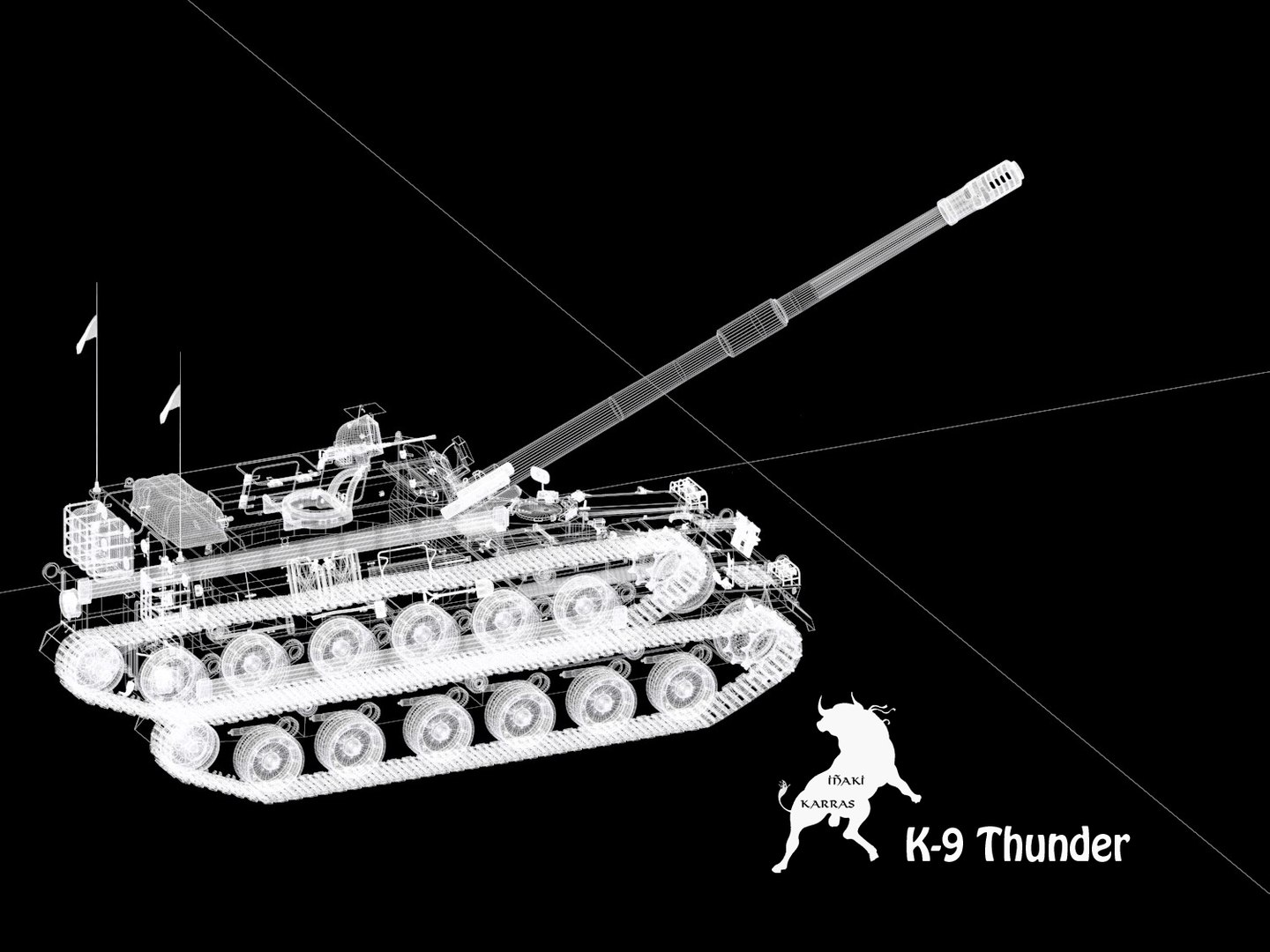 3d Model Of K-9 Thunder