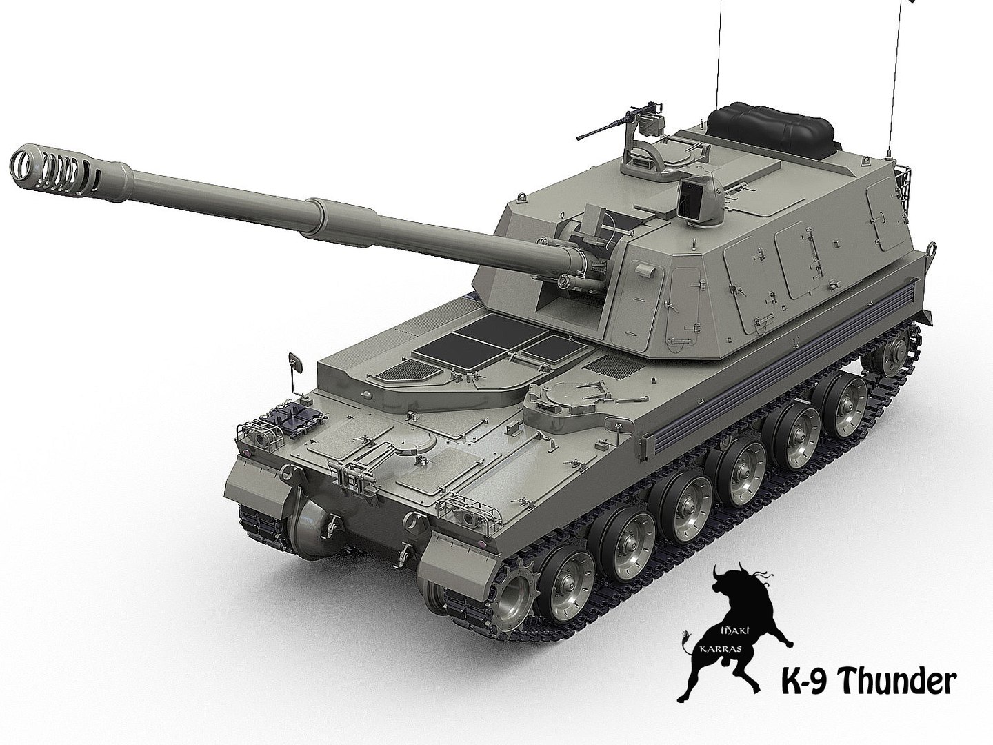 3d Model Of K-9 Thunder