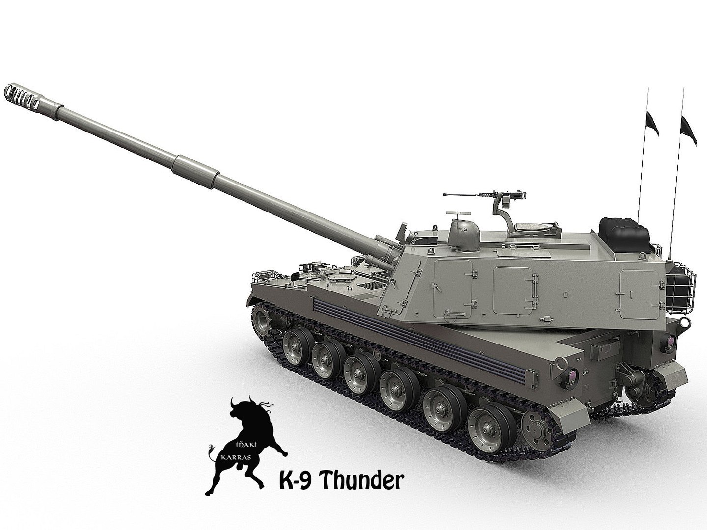 3d Model Of K-9 Thunder