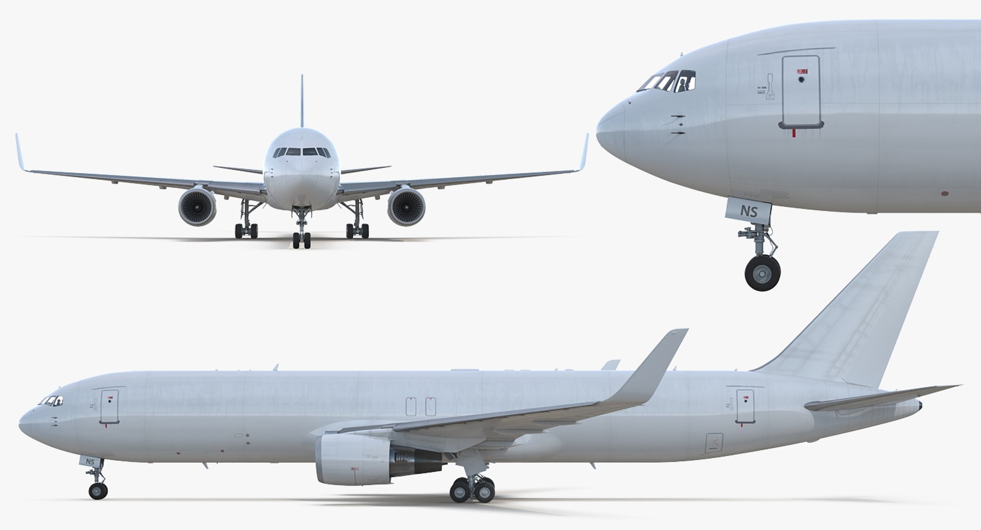 Boeing 767-300f generic model - TurboSquid 1236966