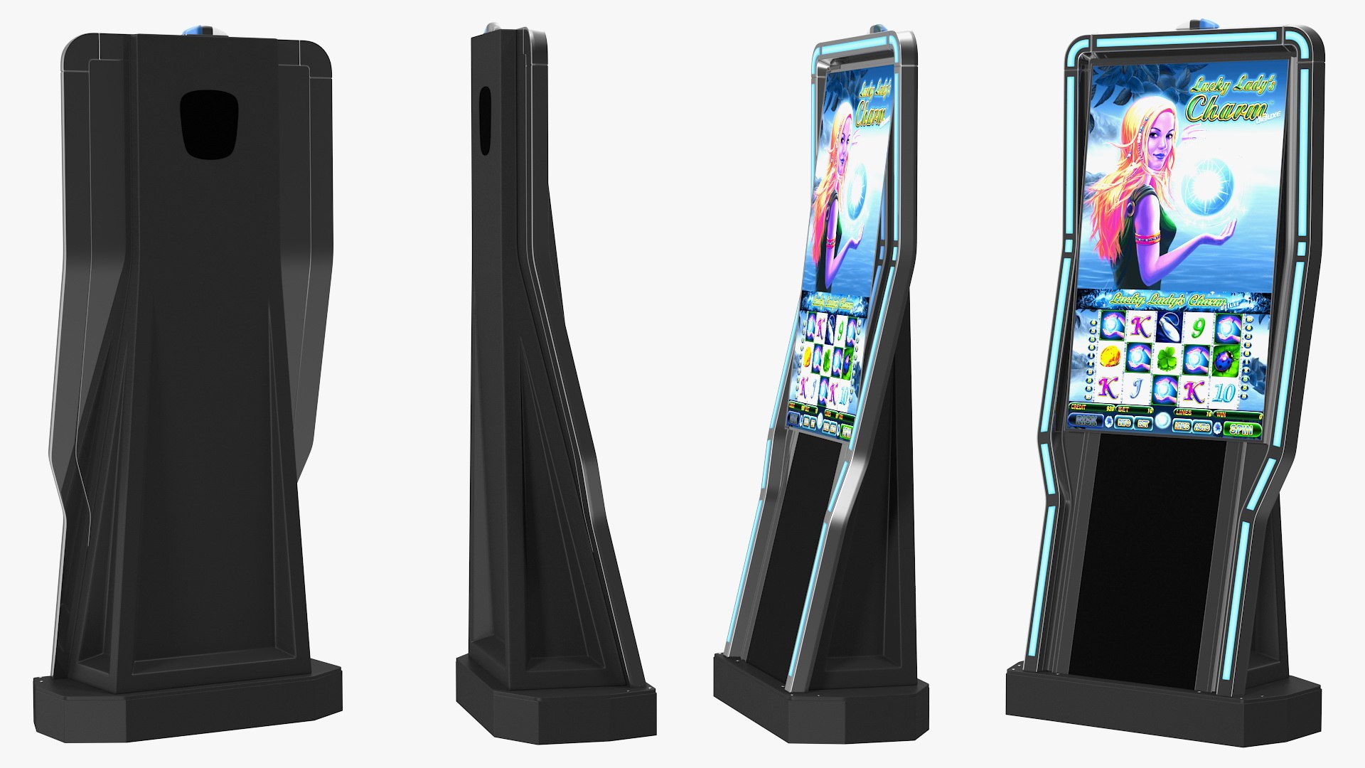 Casino Slot Machine Display 3D Model - TurboSquid 1463621