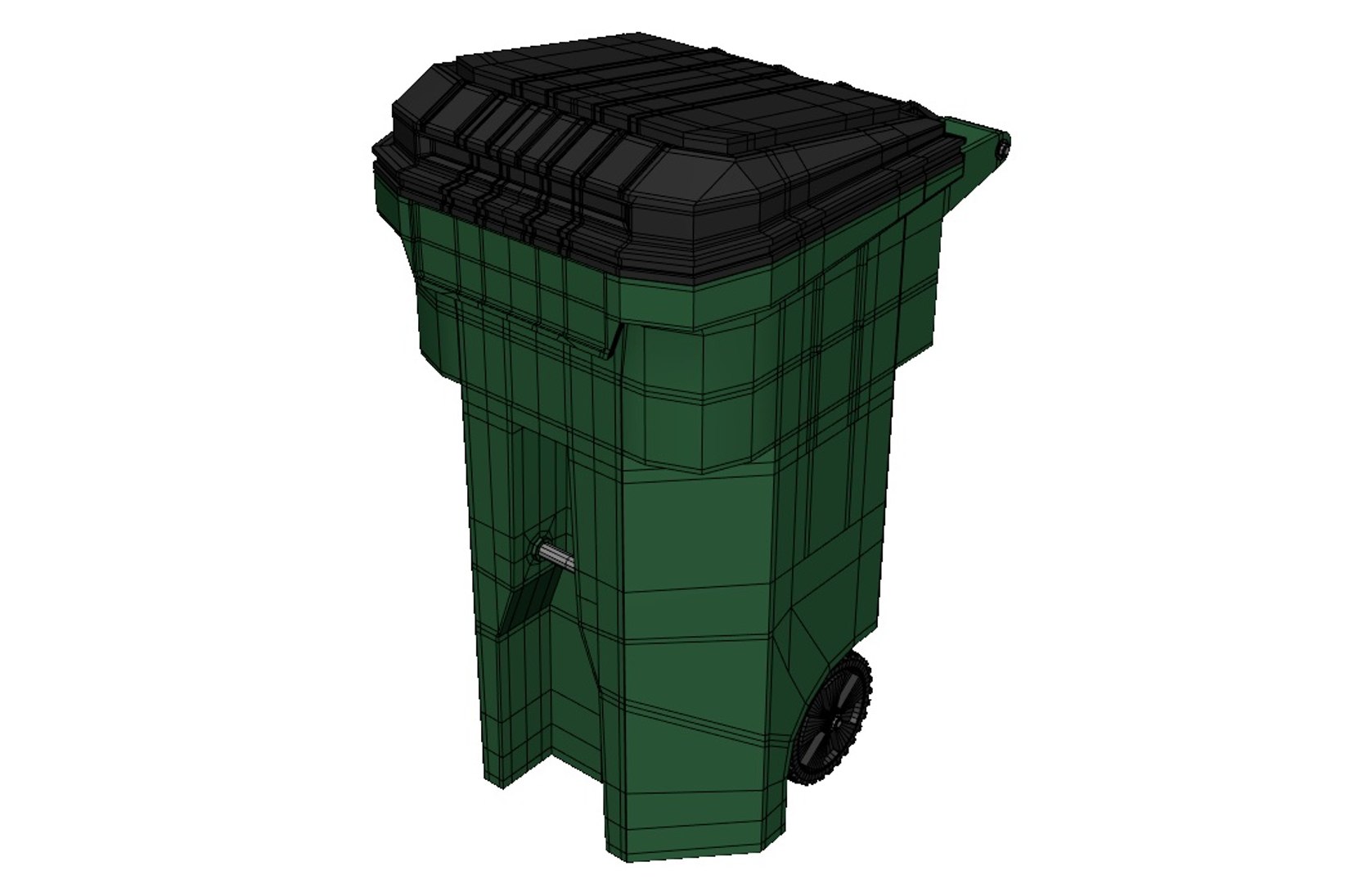 TRASH CONTAINER 3D Model - TurboSquid 1961870