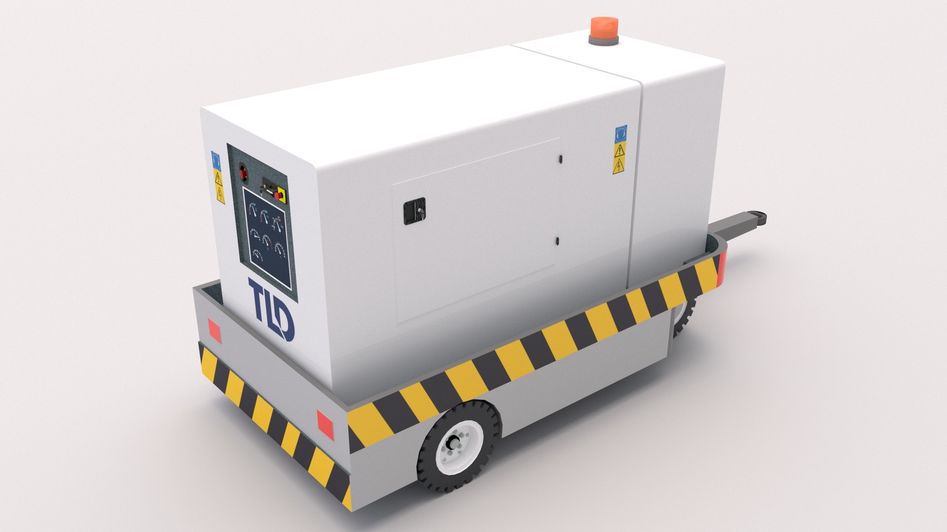 3D ground power unit model - TurboSquid 1523806