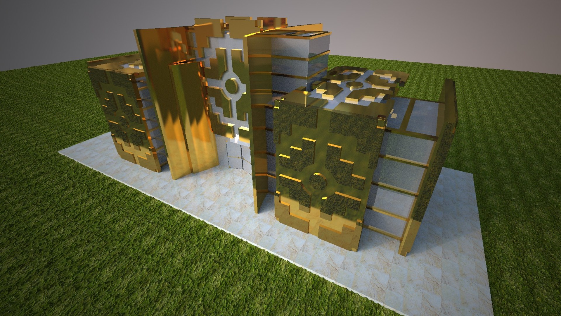 3D inca style building model - TurboSquid 1645629
