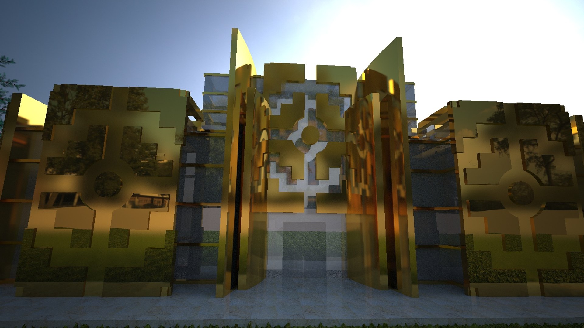 3D inca style building model - TurboSquid 1645629