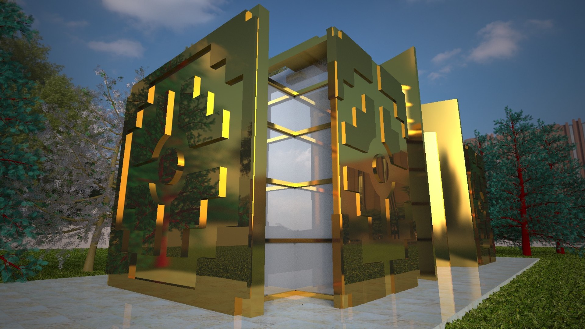 3D inca style building model - TurboSquid 1645629