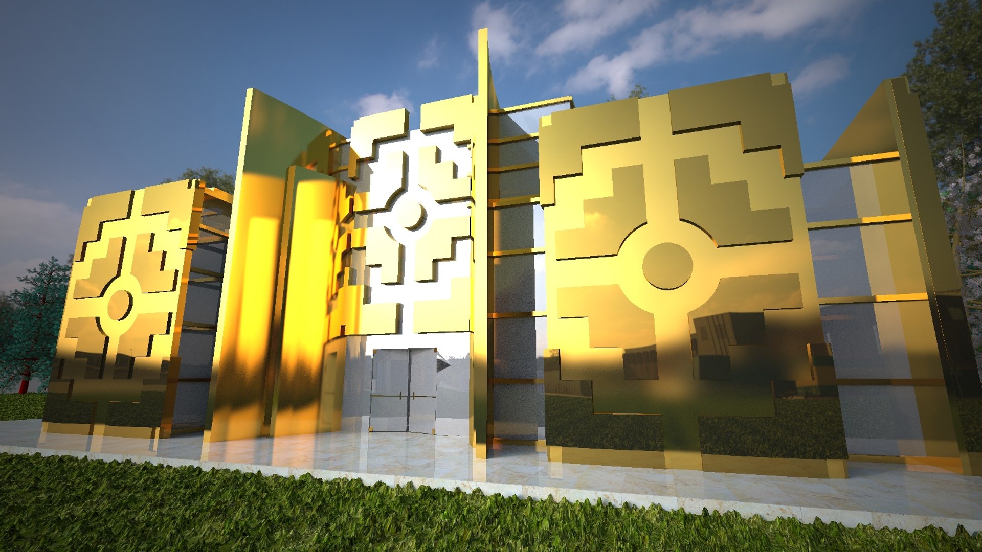 3D inca style building model - TurboSquid 1645629