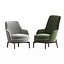 Flexform Leda Armchair Set Model - TurboSquid 1544236