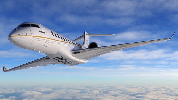 조종석과 인테리어를 갖춘 Bombardier Global 7500 조작형 대형 비즈니스 제트기 3D 모델 - TurboSquid ...