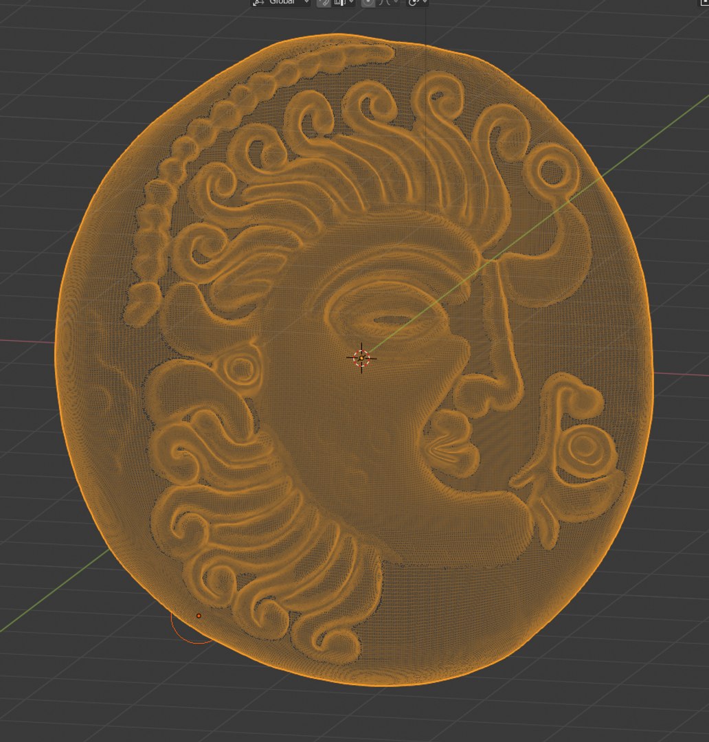 3D Old Celtic Coin - TurboSquid 1446904