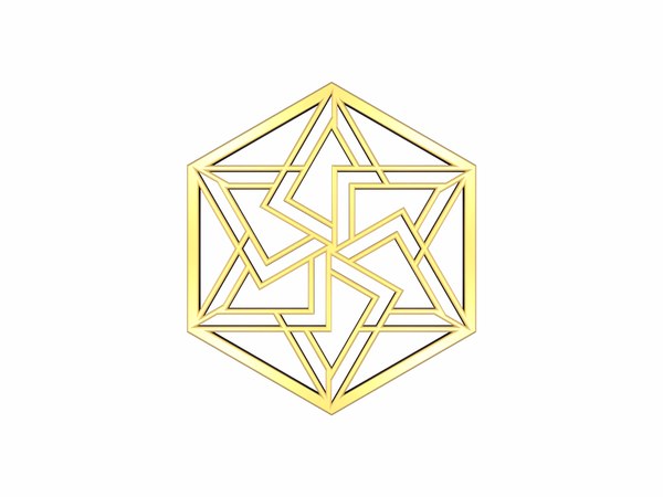 3D star david hexagon model - TurboSquid 1429481