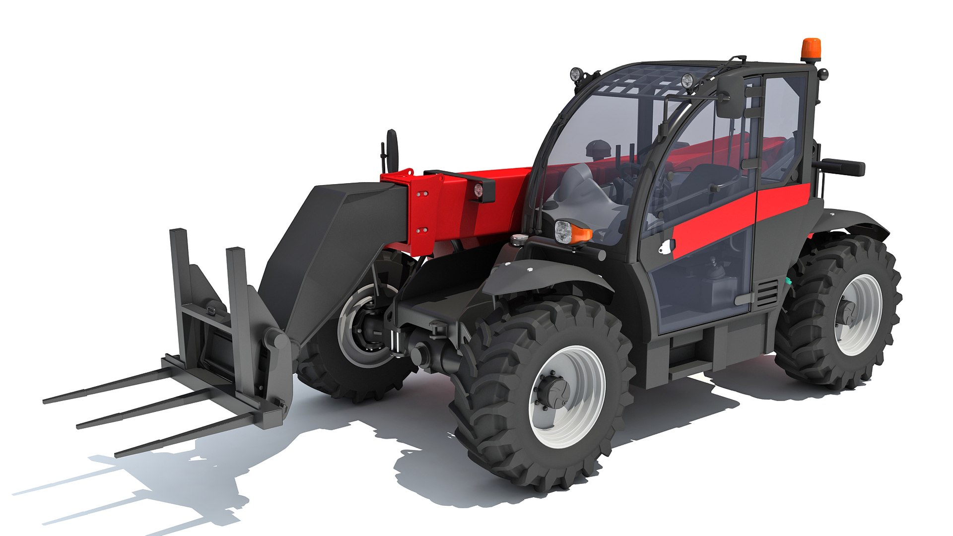 3D Telescopic Handler Model - TurboSquid 1690040