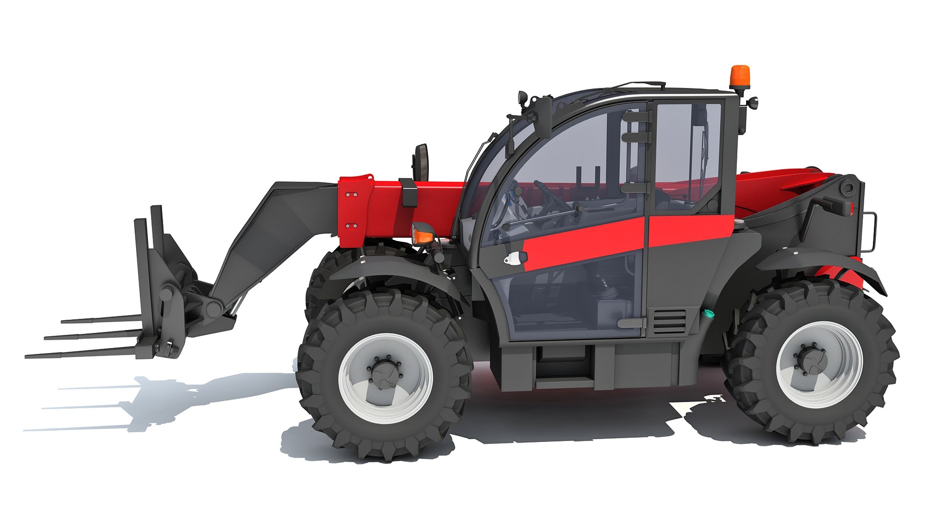 3D Telescopic Handler Model - TurboSquid 1690040