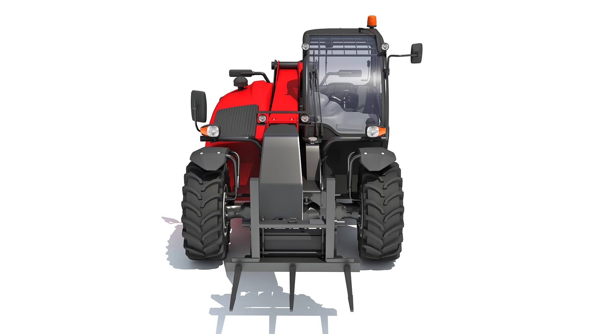 3D Telescopic Handler Model - TurboSquid 1690040
