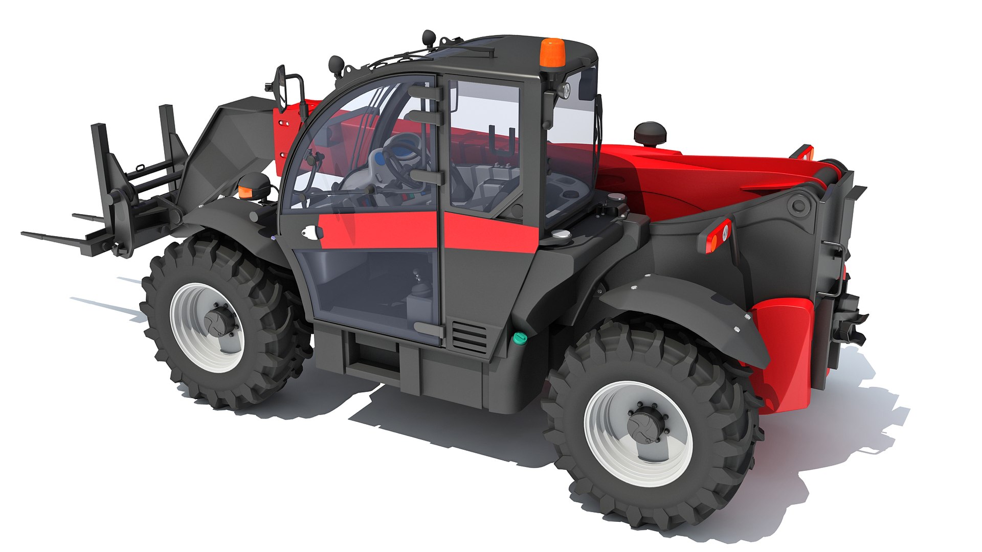 3D Telescopic Handler Model - TurboSquid 1690040