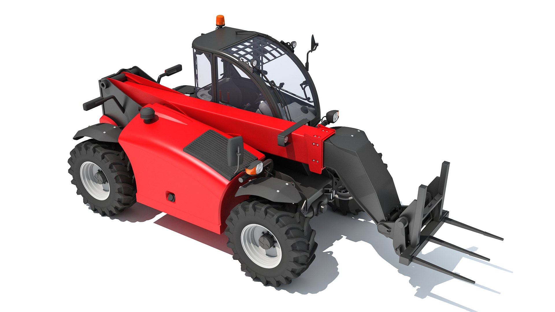3D Telescopic Handler Model - TurboSquid 1690040