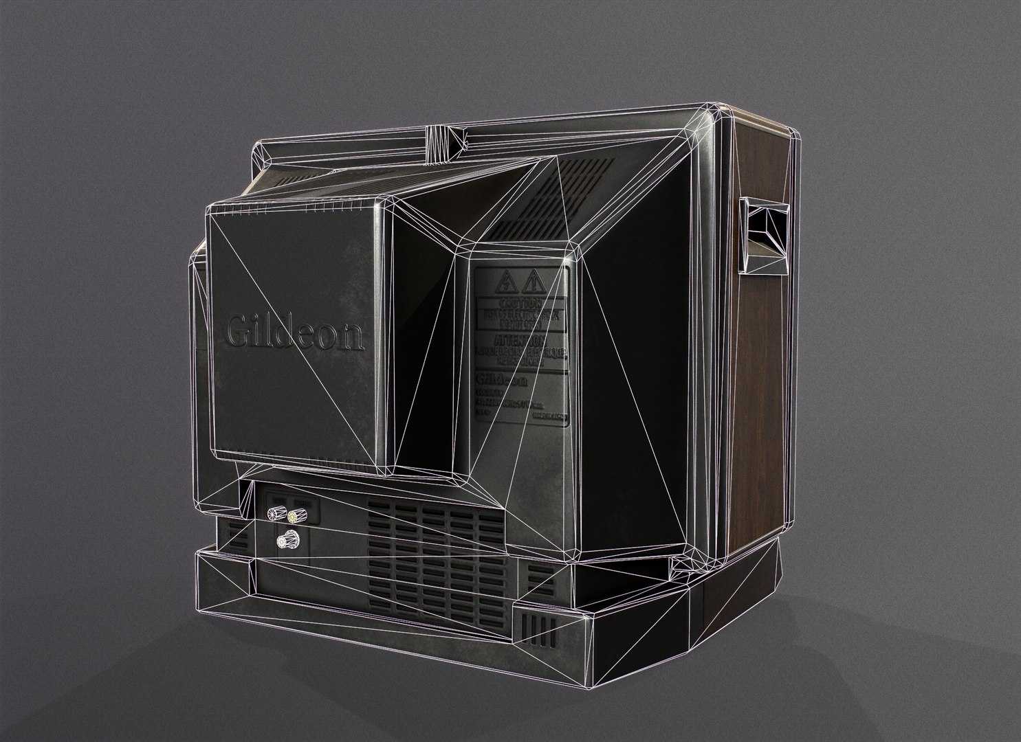 3D Retro TV - TurboSquid 2019047