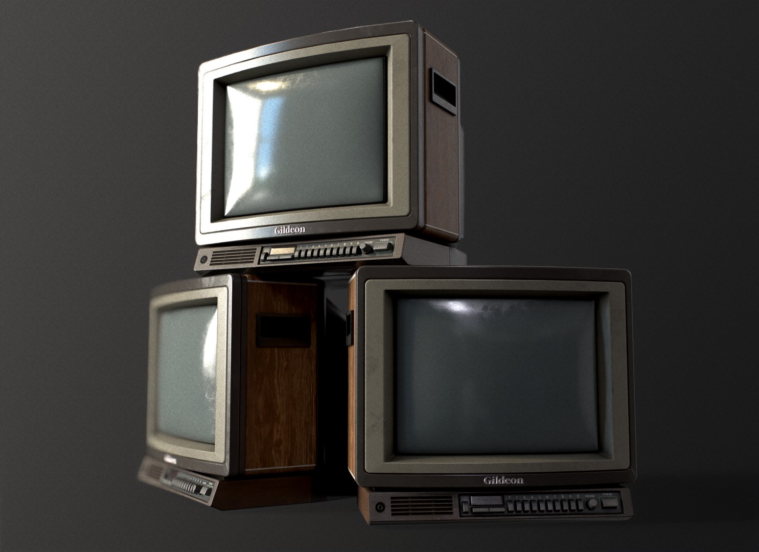 3D Retro TV - TurboSquid 2019047