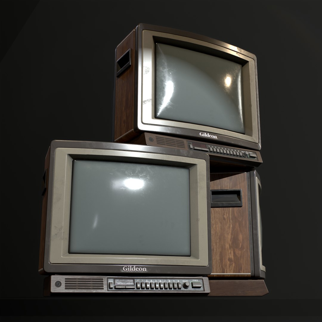 3D Retro TV - TurboSquid 2019047