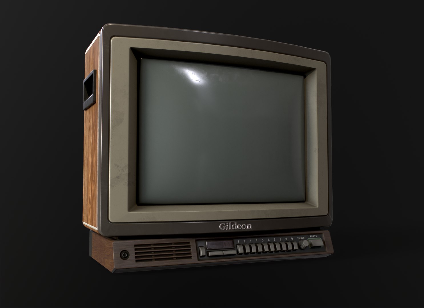 3D Retro TV - TurboSquid 2019047