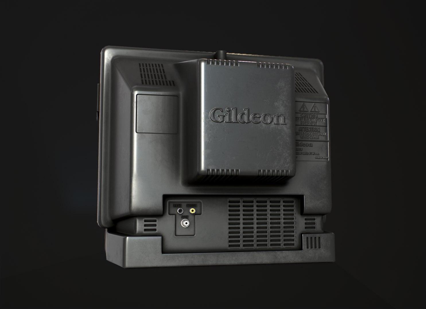 3D Retro TV - TurboSquid 2019047