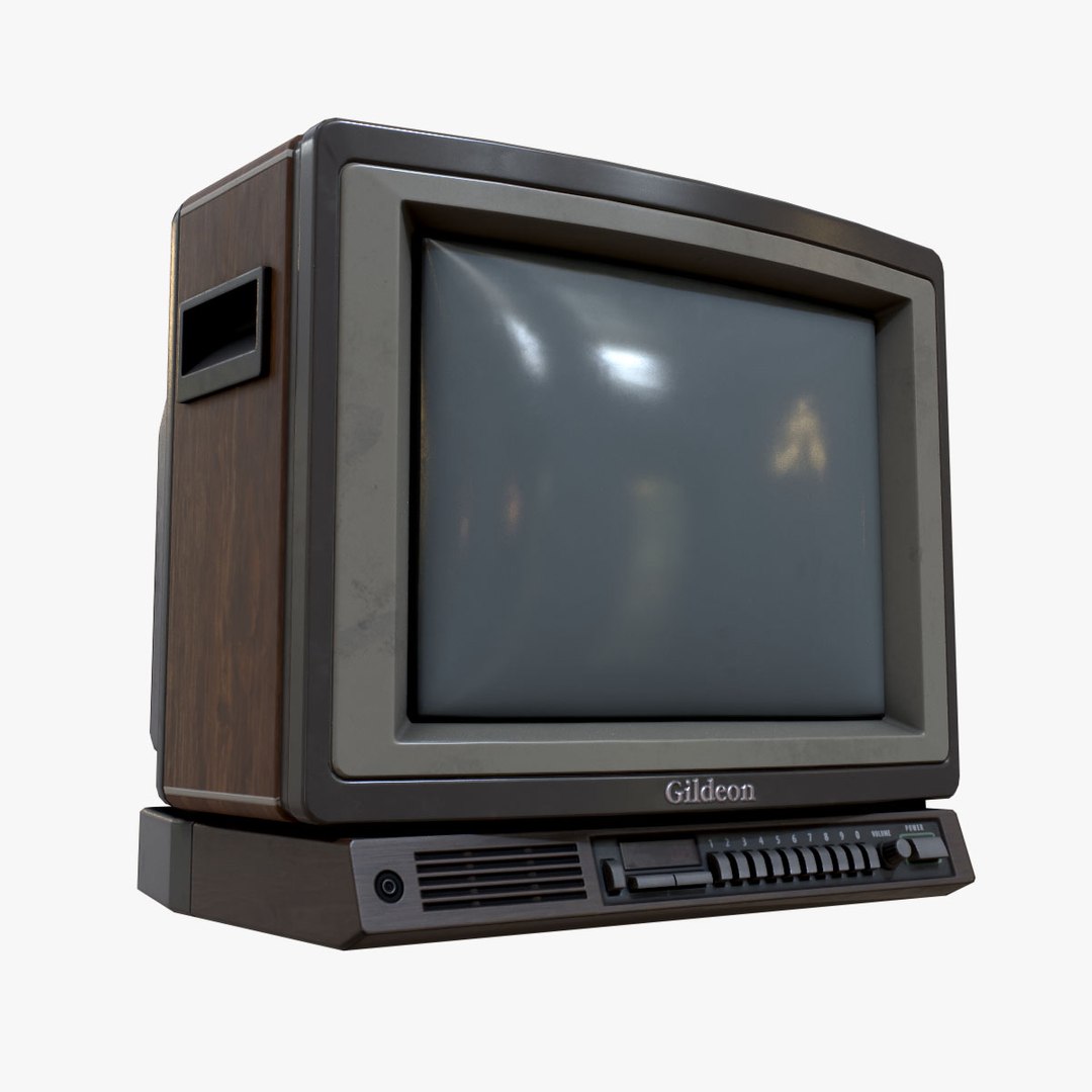 3D Retro TV - TurboSquid 2019047