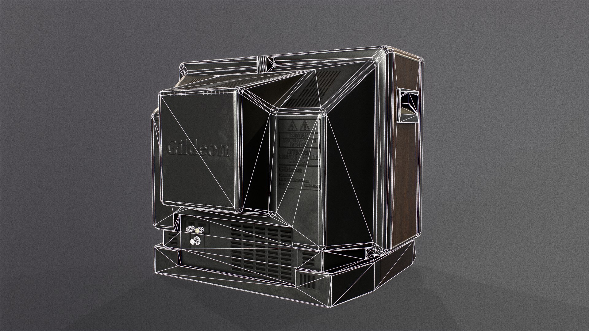 3D Retro TV - TurboSquid 2019047