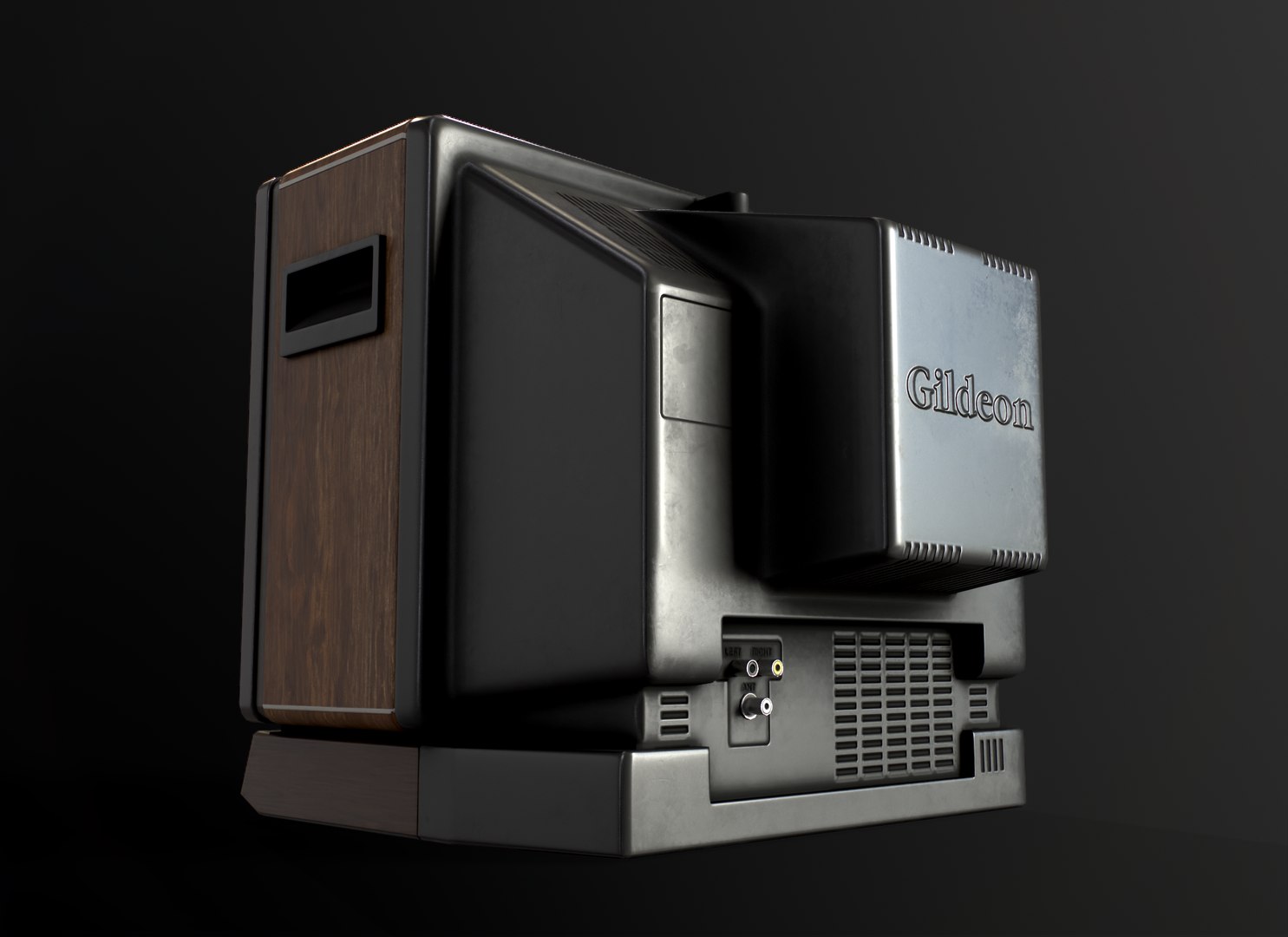 3D Retro TV - TurboSquid 2019047