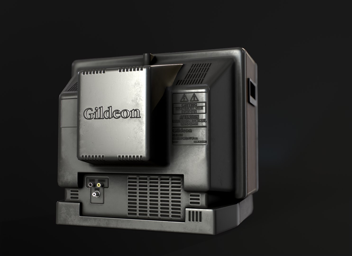 3D Retro TV - TurboSquid 2019047