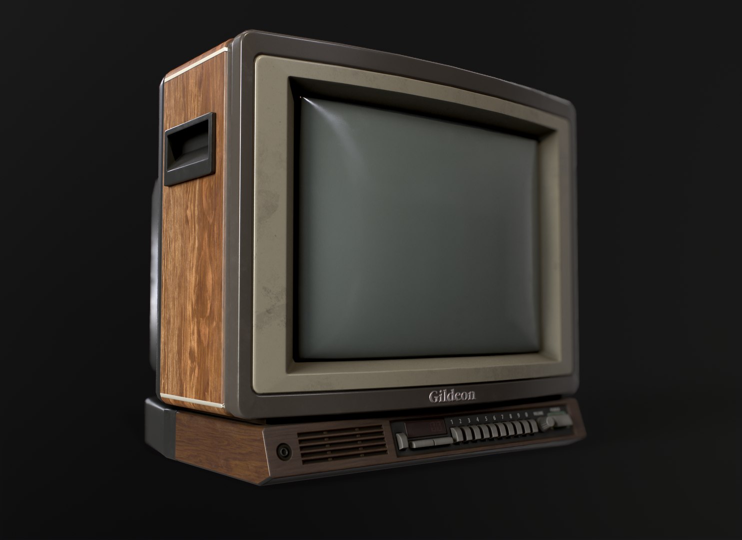3D Retro TV - TurboSquid 2019047
