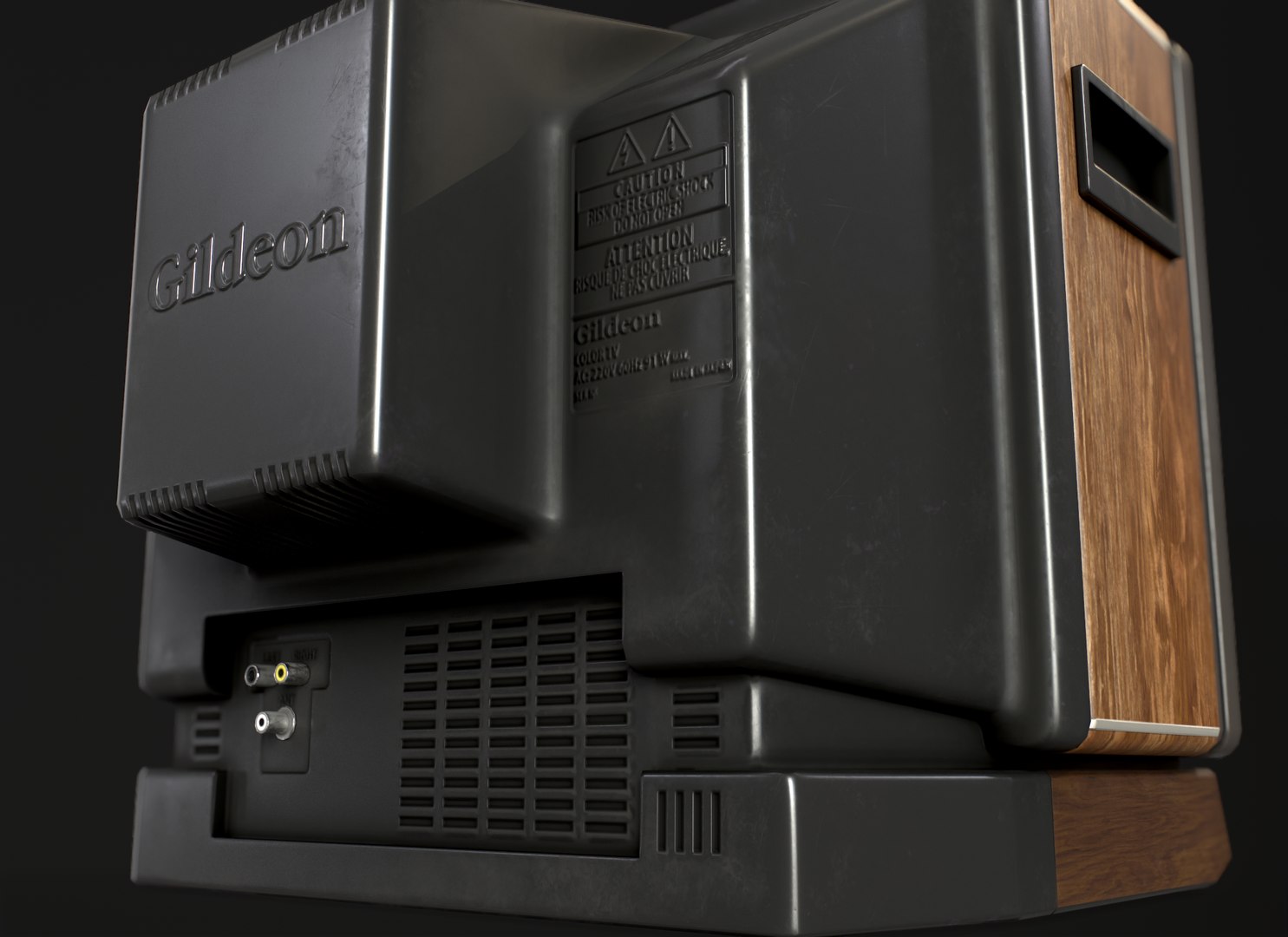 3D Retro TV - TurboSquid 2019047