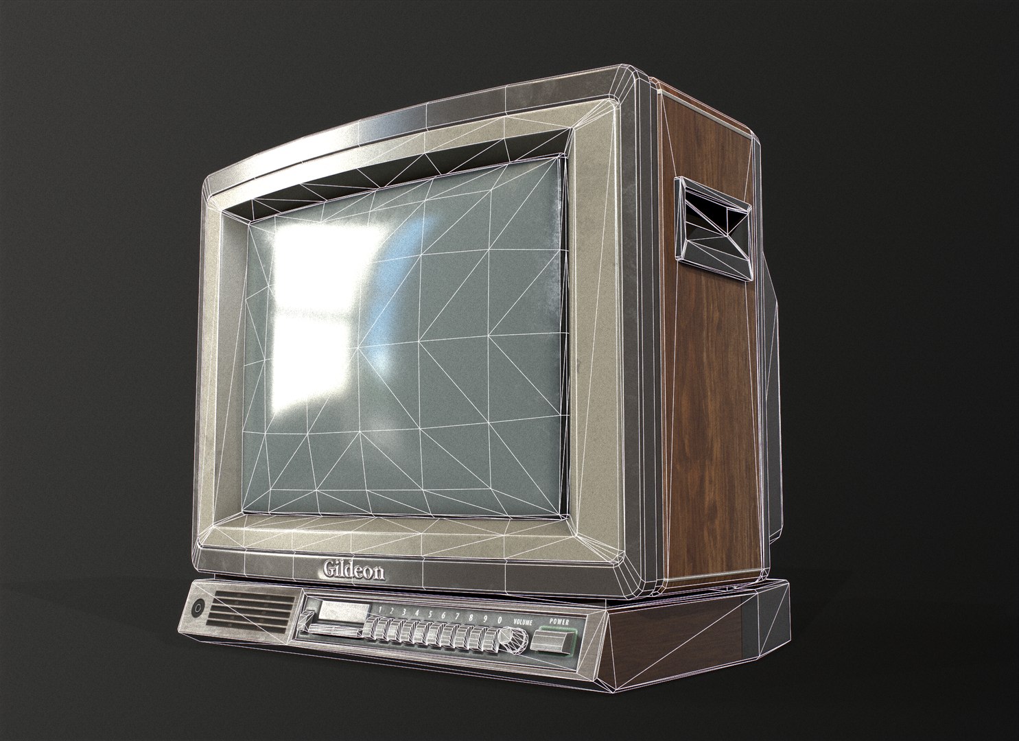 3D Retro TV - TurboSquid 2019047