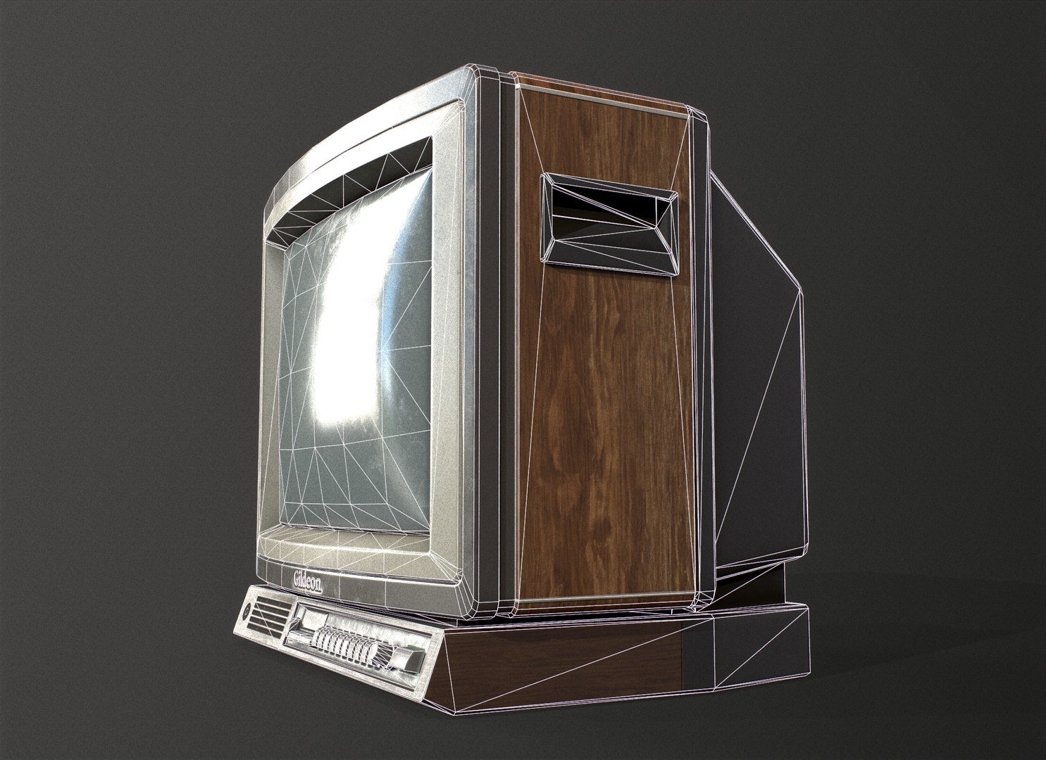 3D Retro TV - TurboSquid 2019047