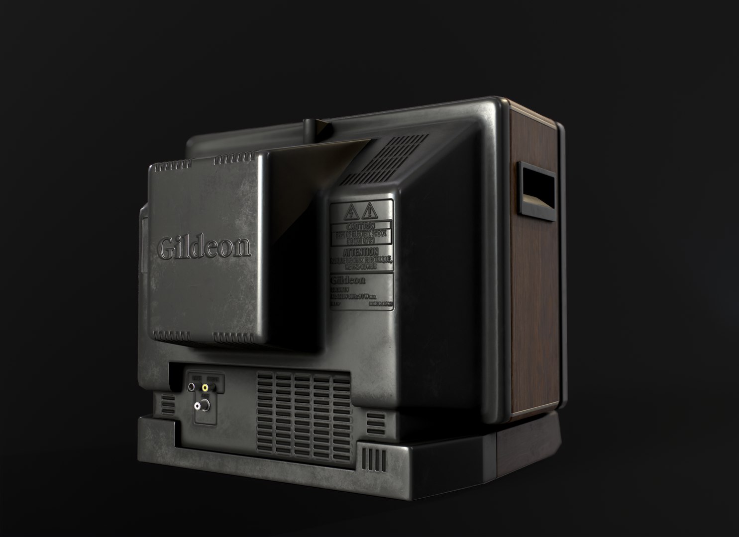 3D Retro TV - TurboSquid 2019047