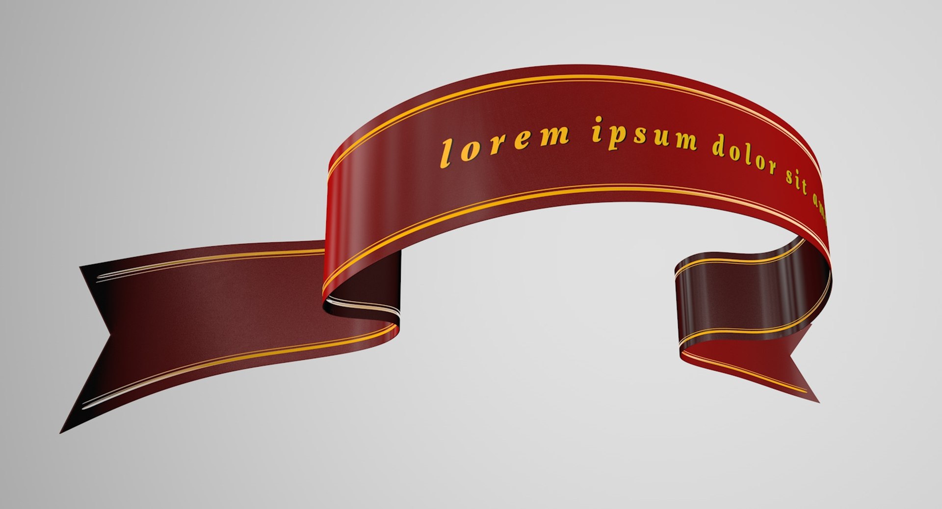 Floating ribbon lines 1 3D - TurboSquid 1328107