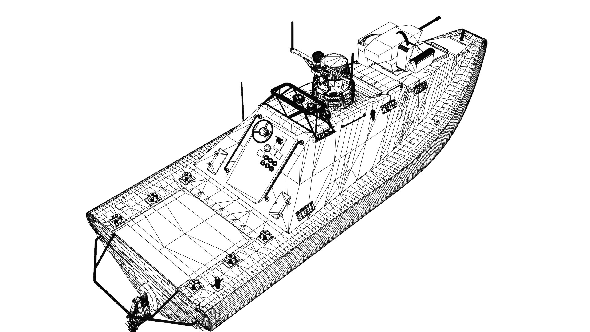 USV Unmanned Surface Vehicle Haegeom-5 3D - TurboSquid 2216582