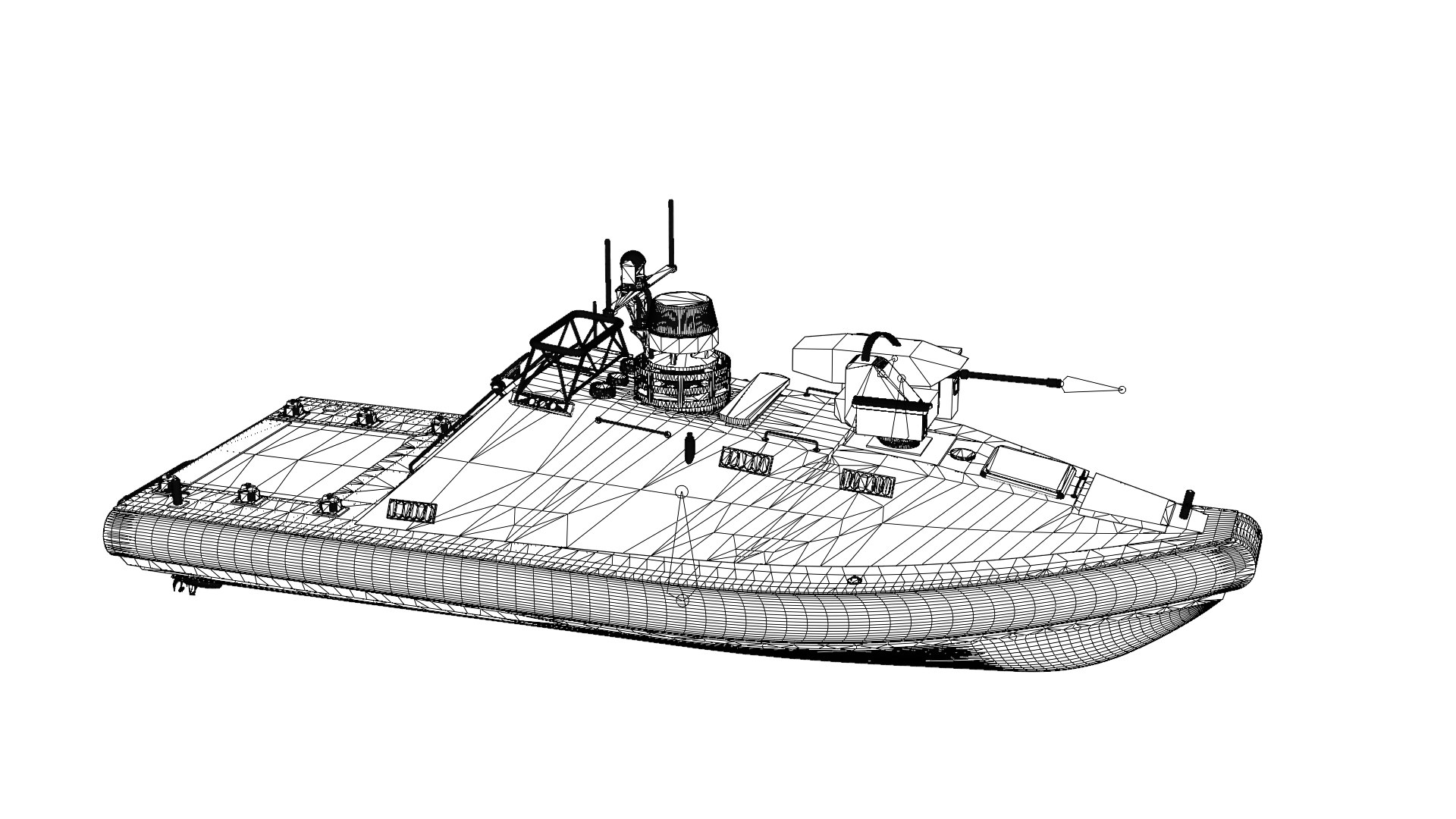 USV Unmanned Surface Vehicle Haegeom-5 3D - TurboSquid 2216582