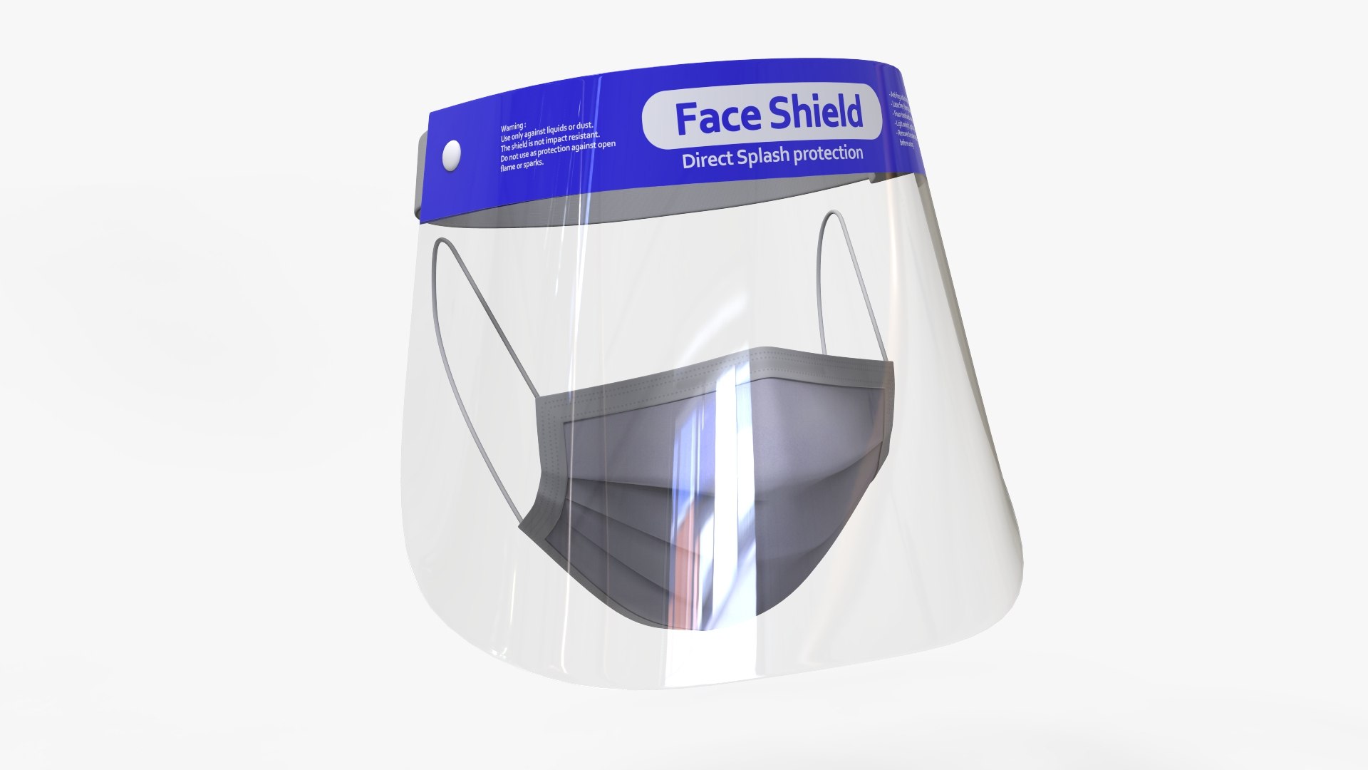 3D Face Shield Protection Surgical - TurboSquid 1554495